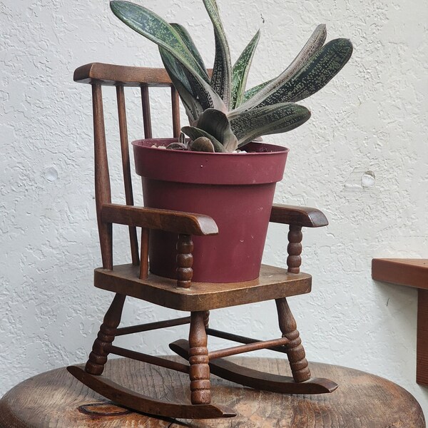 Wooden Rocking Chair - Etsy