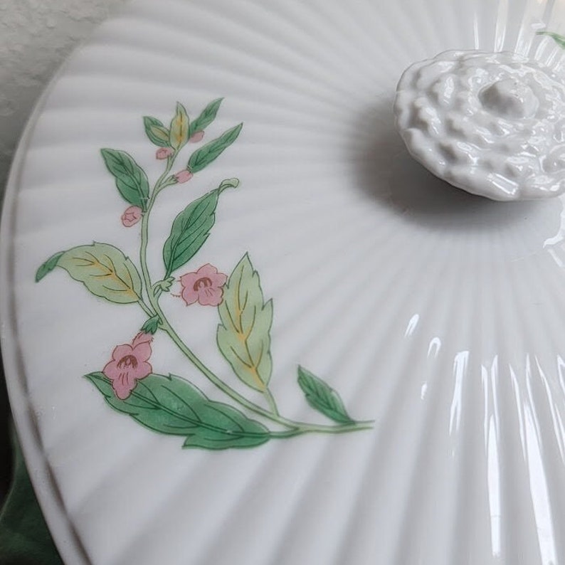 Vintage Shafford Japanese Porcelain Casserole Dish With Lid: Spring ...