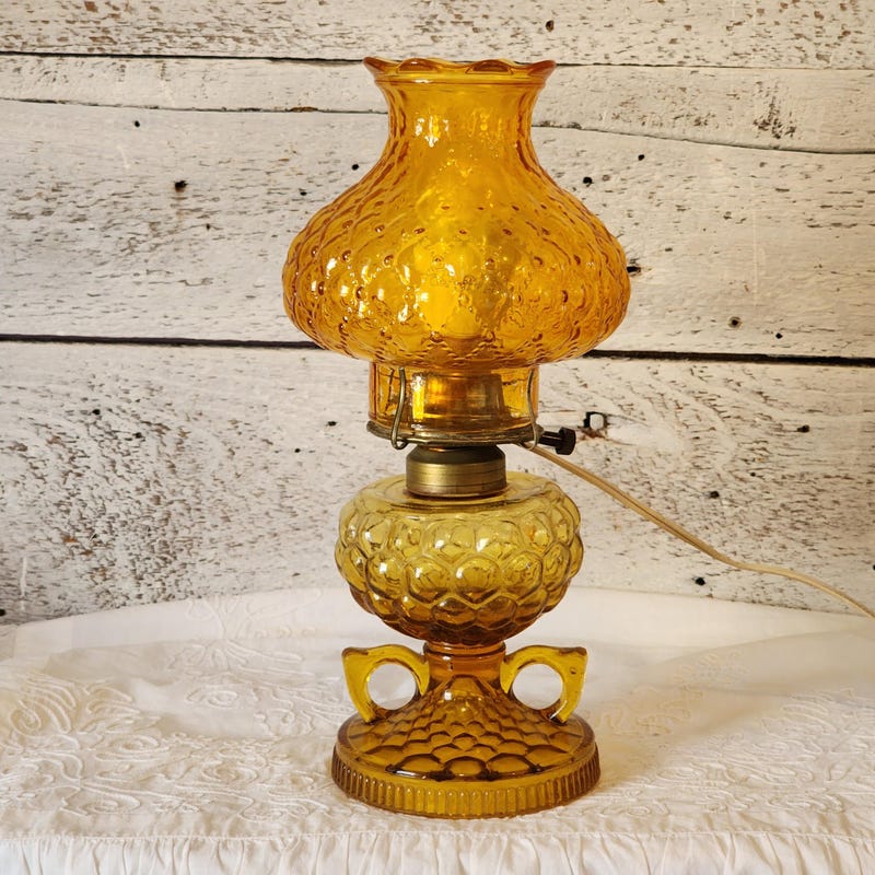 Fostoria Glass Lamps - Etsy