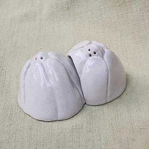 Ceramic Barnacle Salt & Pepper Shakers Nesting Set Handmade Nautical ...
