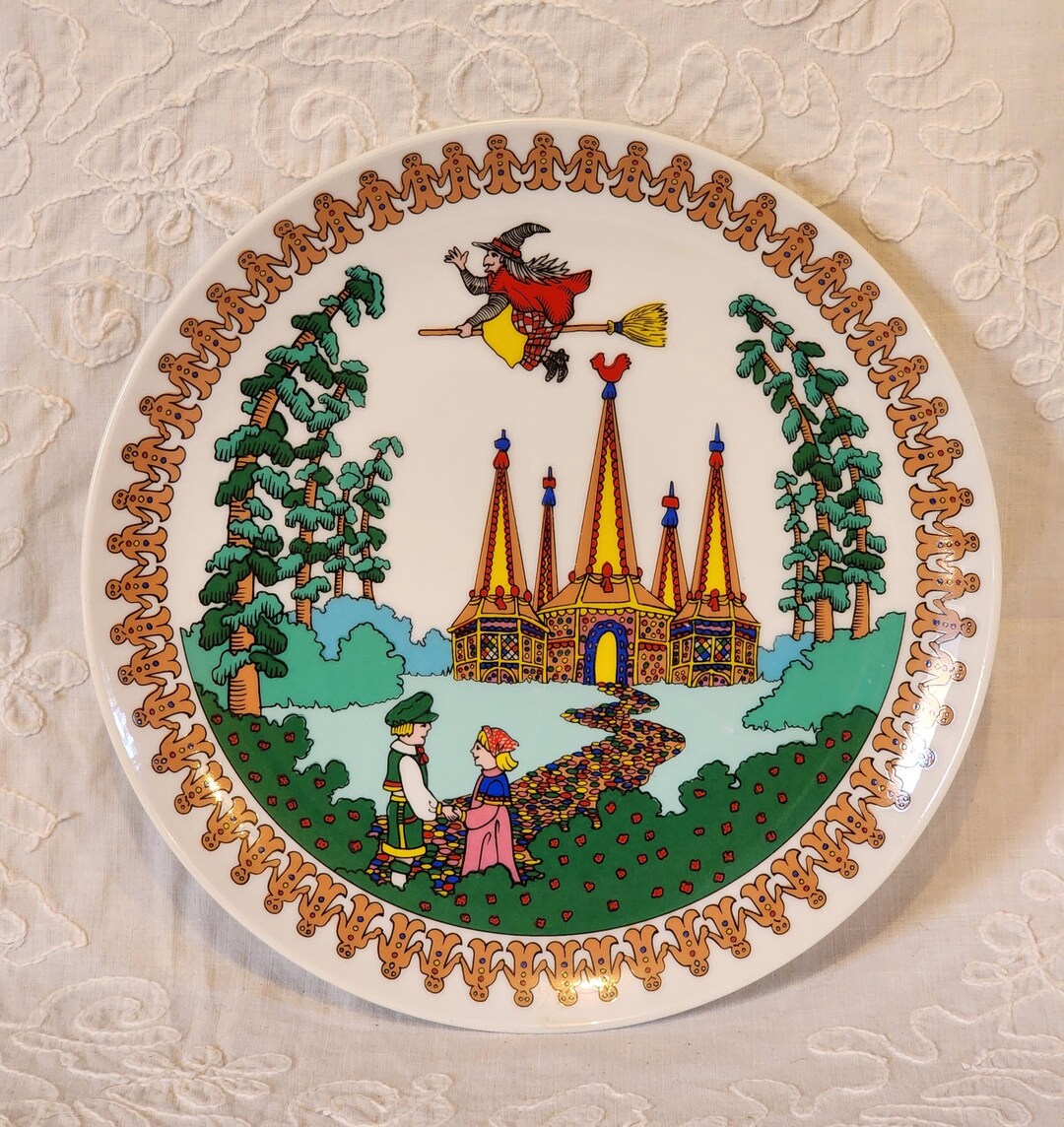 Vintage Hansel and Gretel Porcelain Plate, 7 Inch, Designed by ...