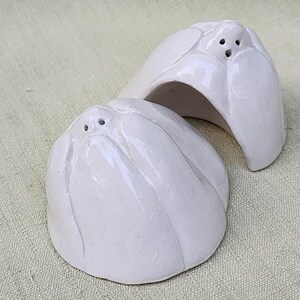 Ceramic Barnacle Salt & Pepper Shakers Nesting Set Handmade Nautical ...