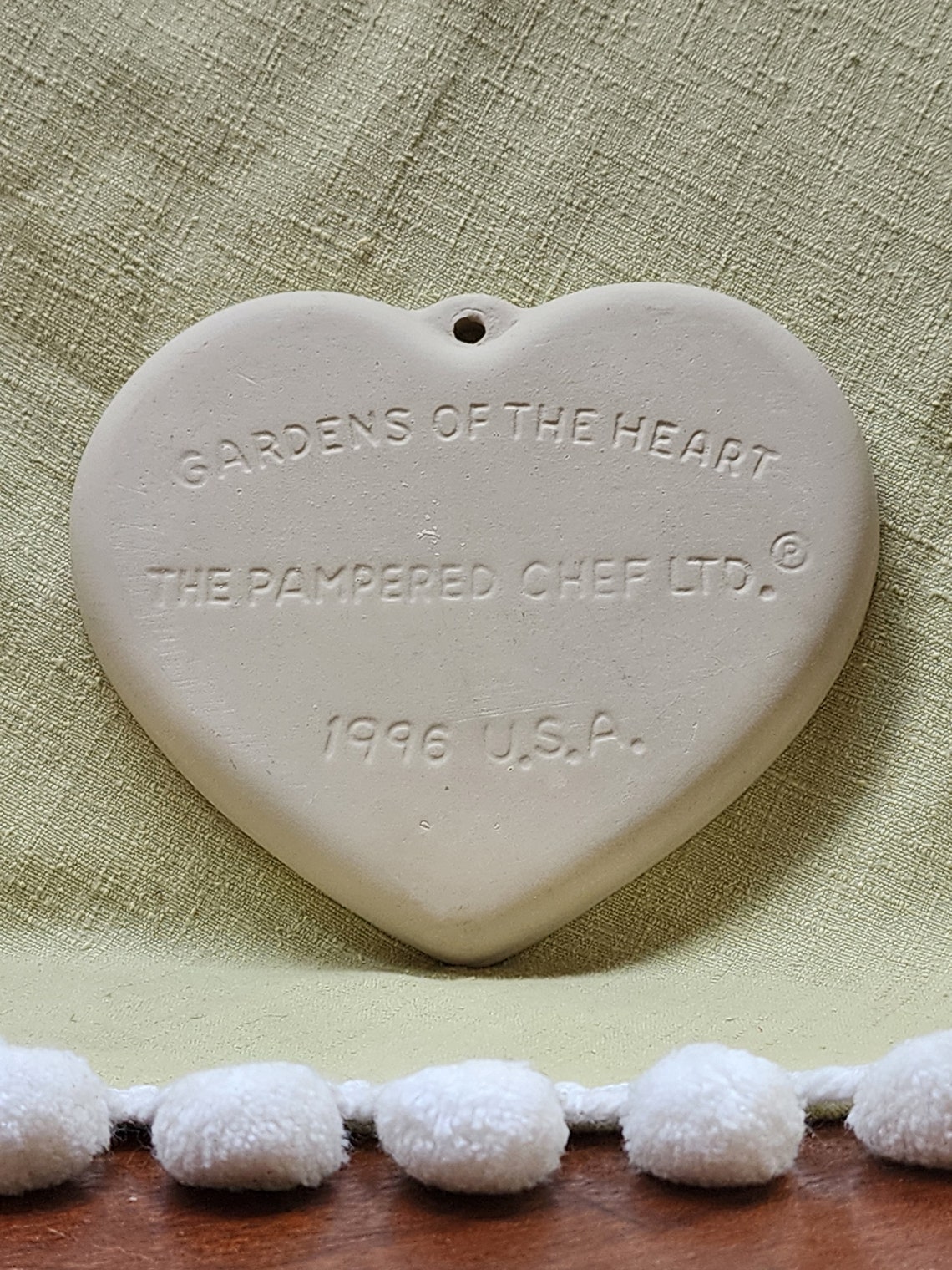 Vintage Pampered Chef Gardens of the Heart Flower Butterfly Cookie ...