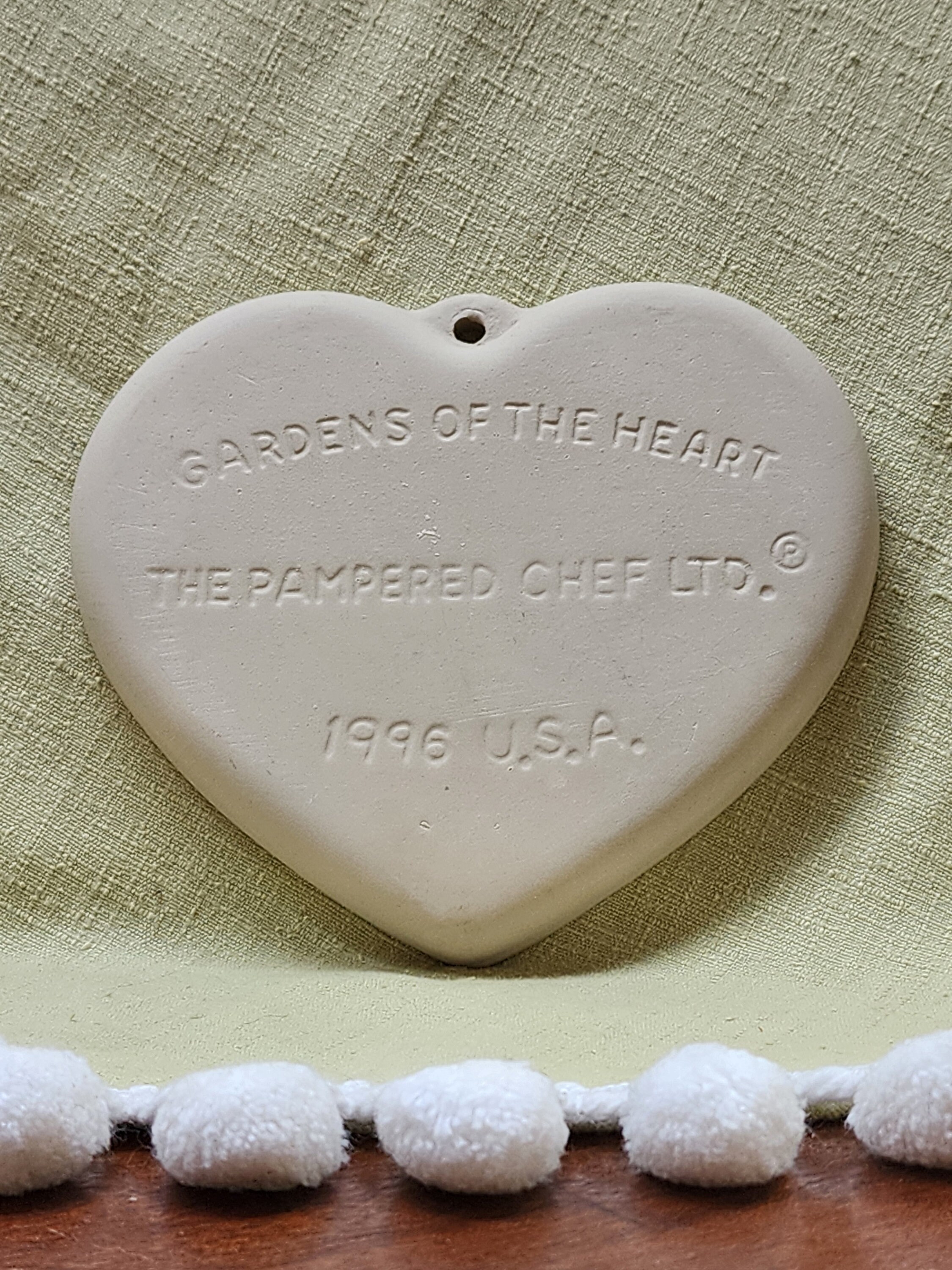 Vintage Pampered Chef Gardens of the Heart Flower Butterfly Cookie ...