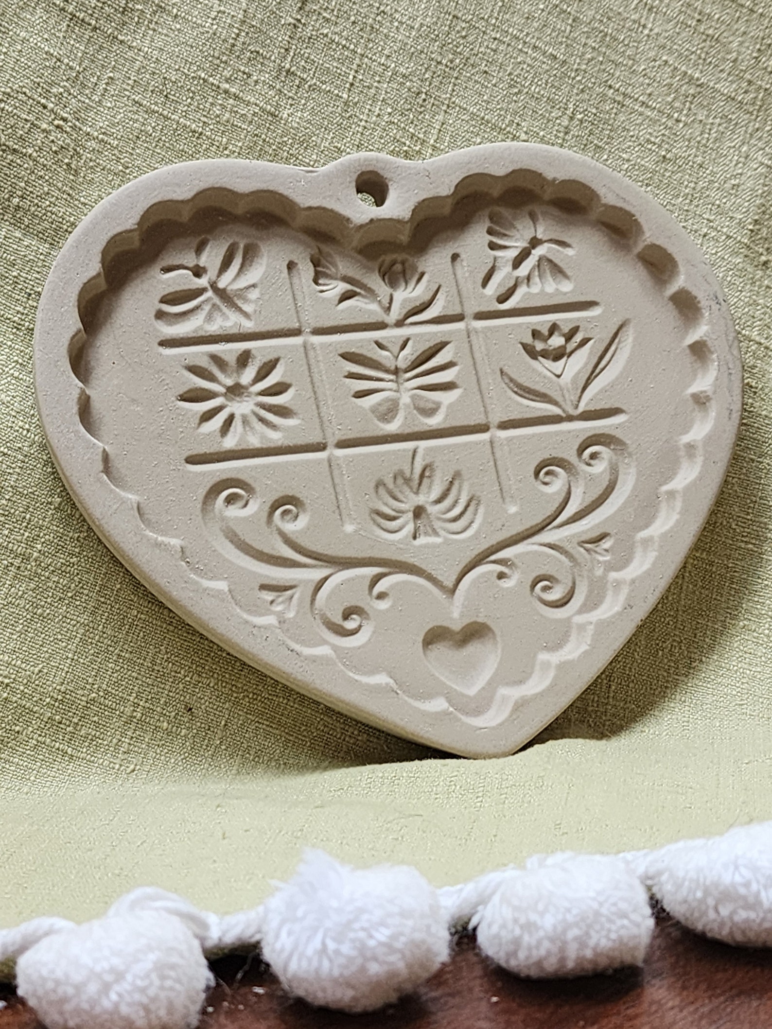 Vintage Pampered Chef Gardens of the Heart Flower Butterfly Cookie ...