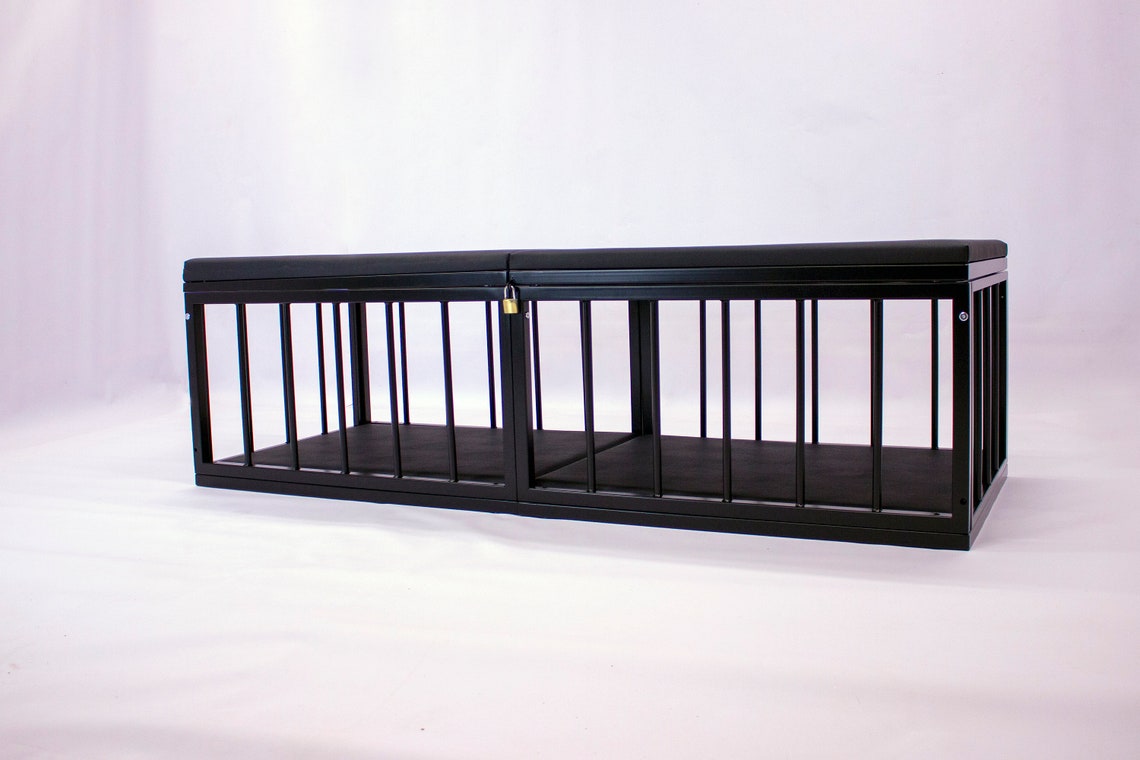 Bondage Sleeping Cage, Padded Dungeon Furniture, Adult Pet Play - Etsy