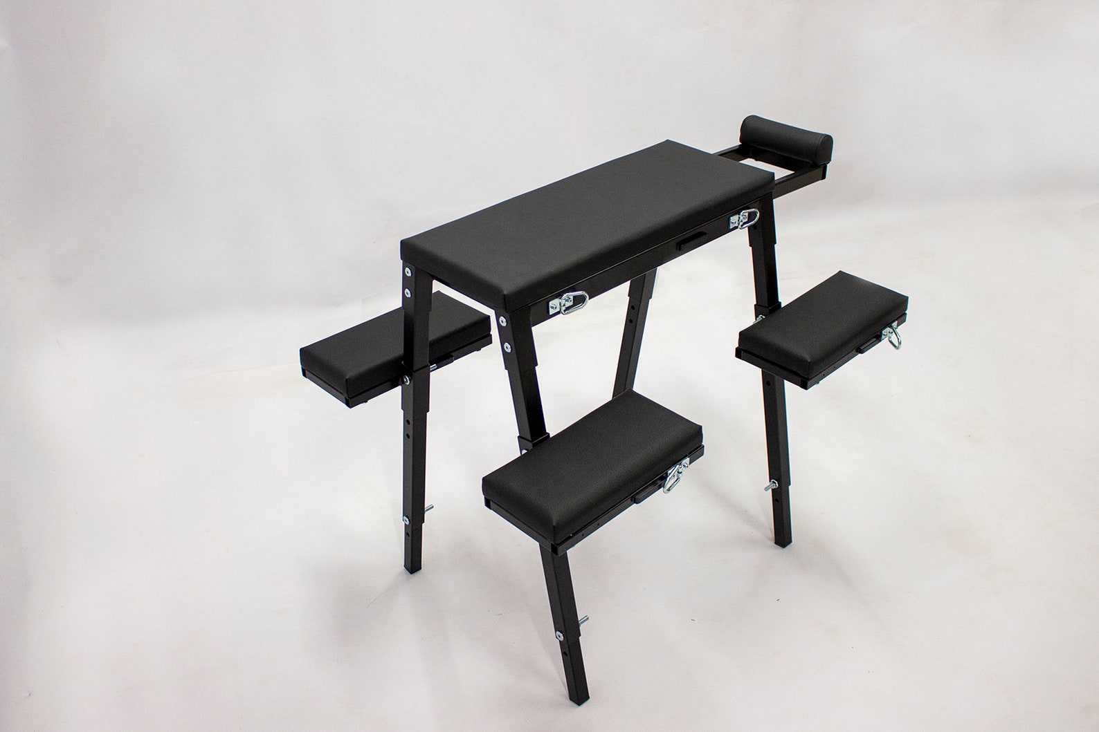 PADDED BDSM BENCH With Bondage Restraints. Bdsm Bed, Dungeon Chair for ...