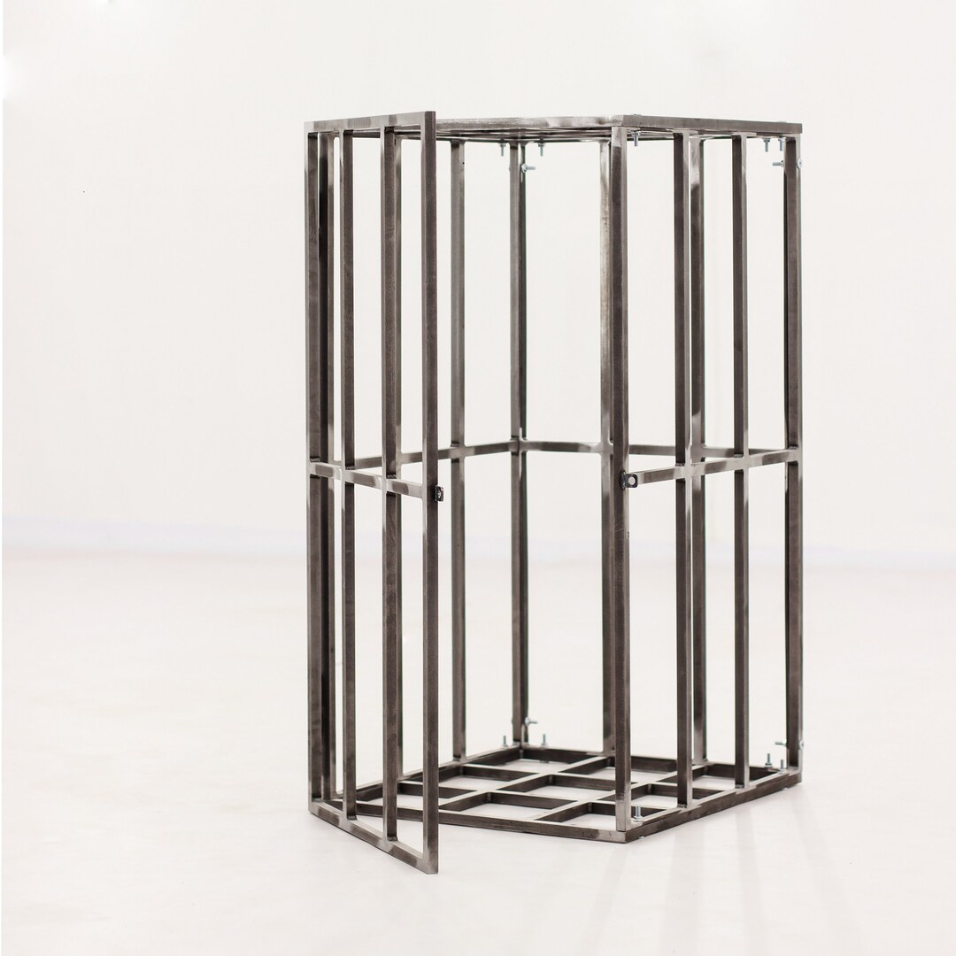 Raw Steel Puppy Cage, Bondage Training, Dungeon Furniture - Etsy