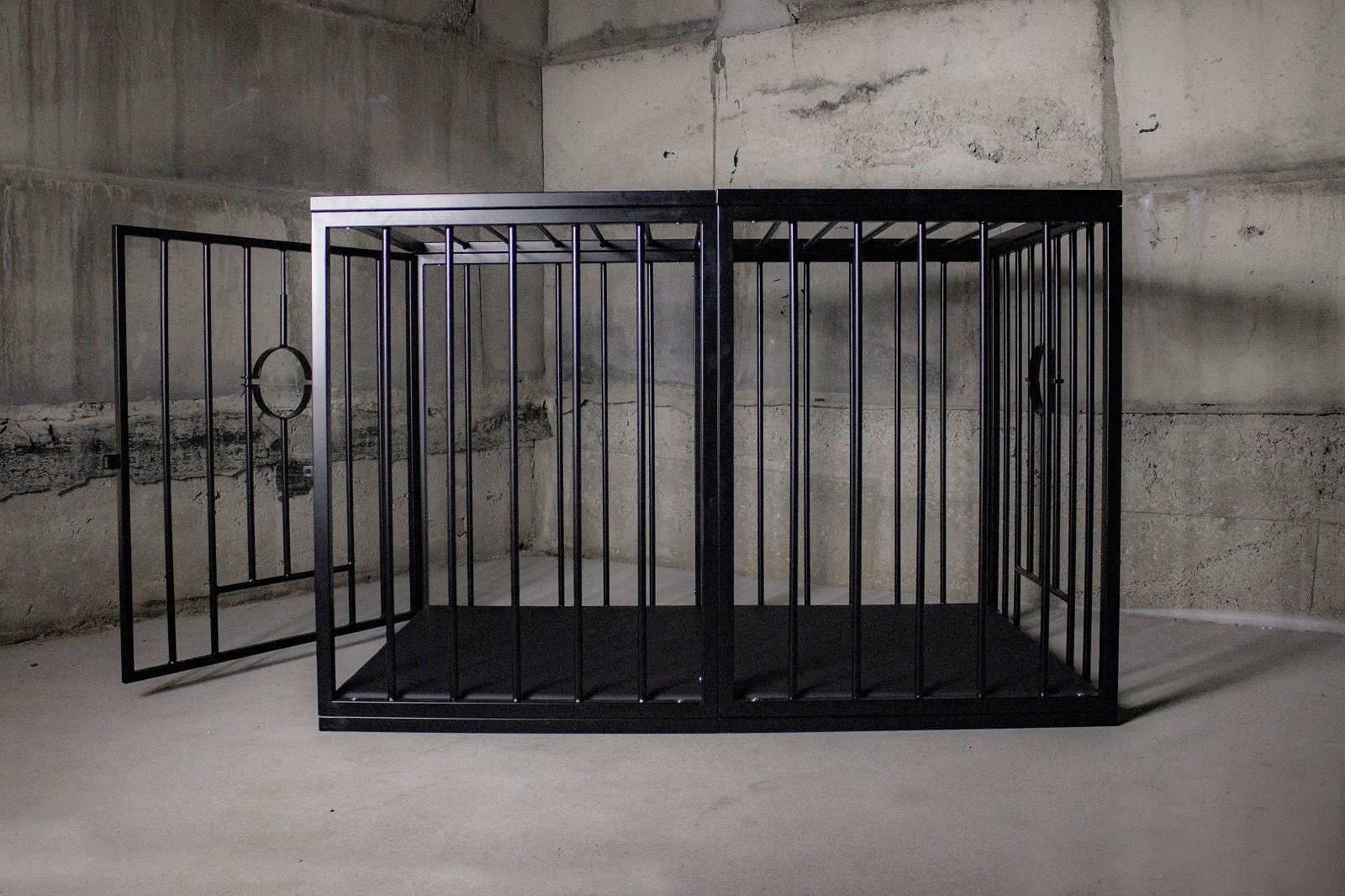 Extra Large Steel Bondage Cage, Padded Base, Dungeon Furniture - Etsy