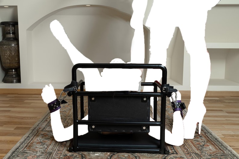 LOVE FRAME With Bondage Restraints. BDSM Bed for Adults, Dungeon Chair ...