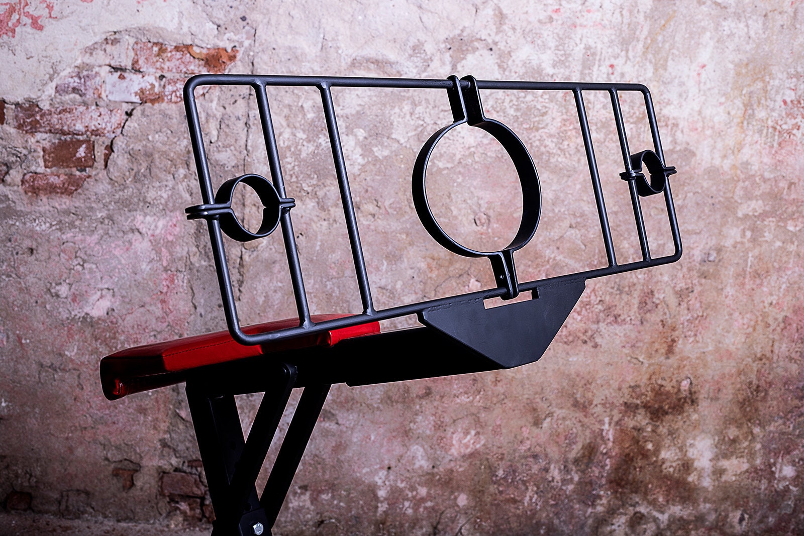 IMMOBILIZATION STAND With Handcuffs and Collar for Bondage. Heavy Duty ...