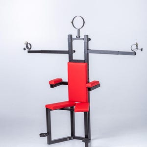 Bondage Chair With Handcuffs and Collar, Heavy Duty Steel Frame - Etsy