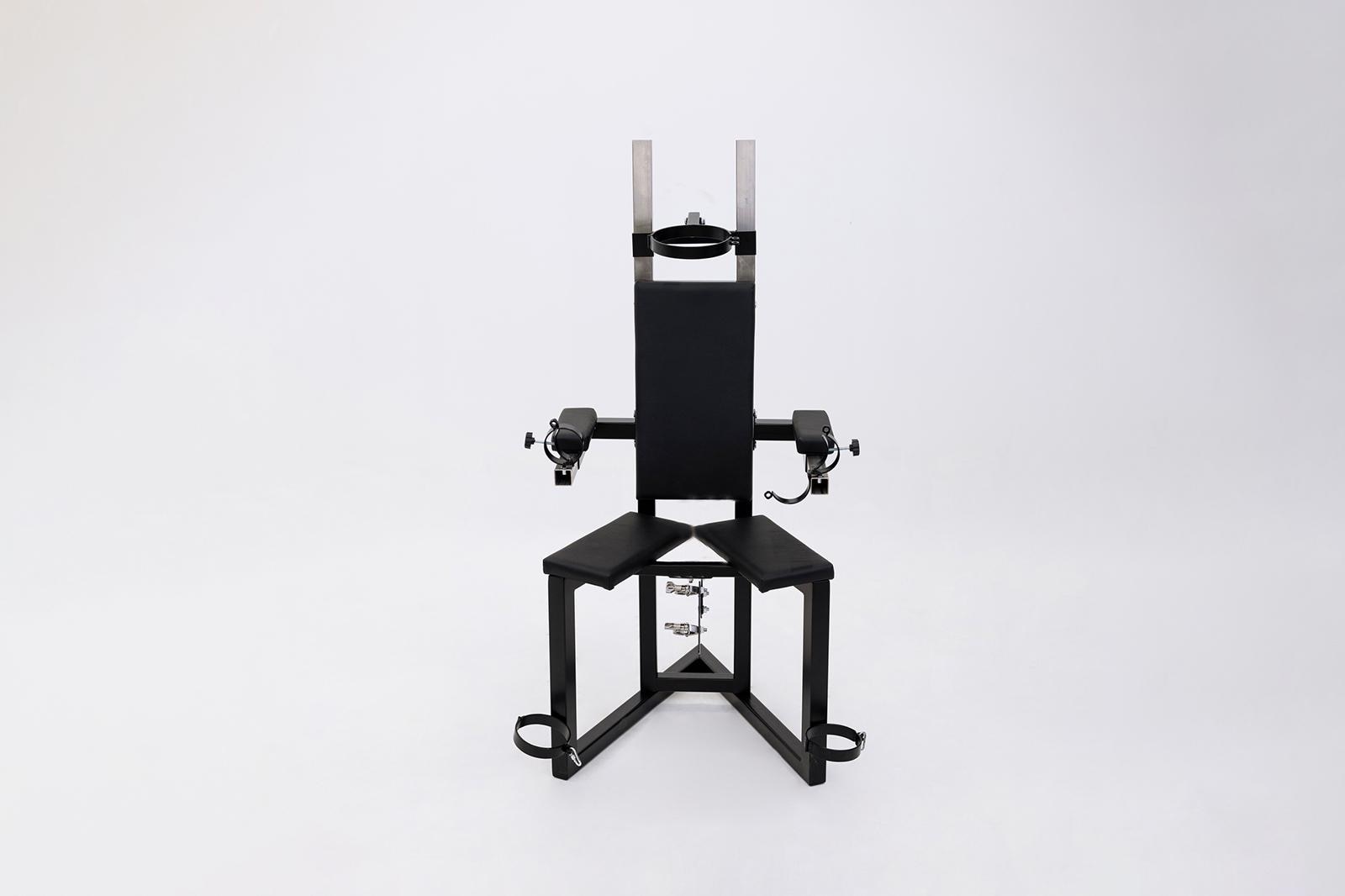 Bondage Chair With Handcuffs and Collar, Heavy Duty Steel Frame - Etsy