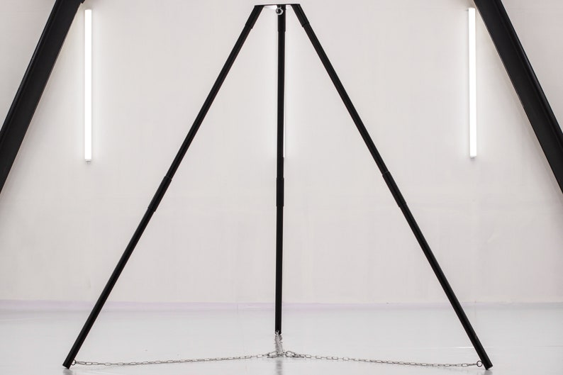 Tripod Suspension Frame: Black Steel Shibari Rigging Stand - Etsy
