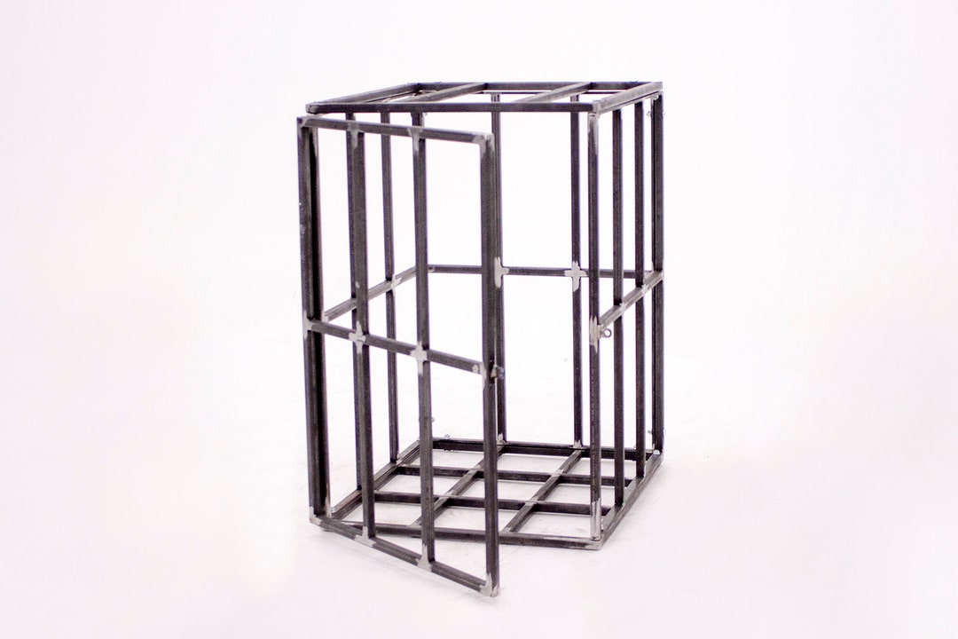 Raw Steel Bondage Cage: Dungeon Furniture, Kinky Games - Etsy