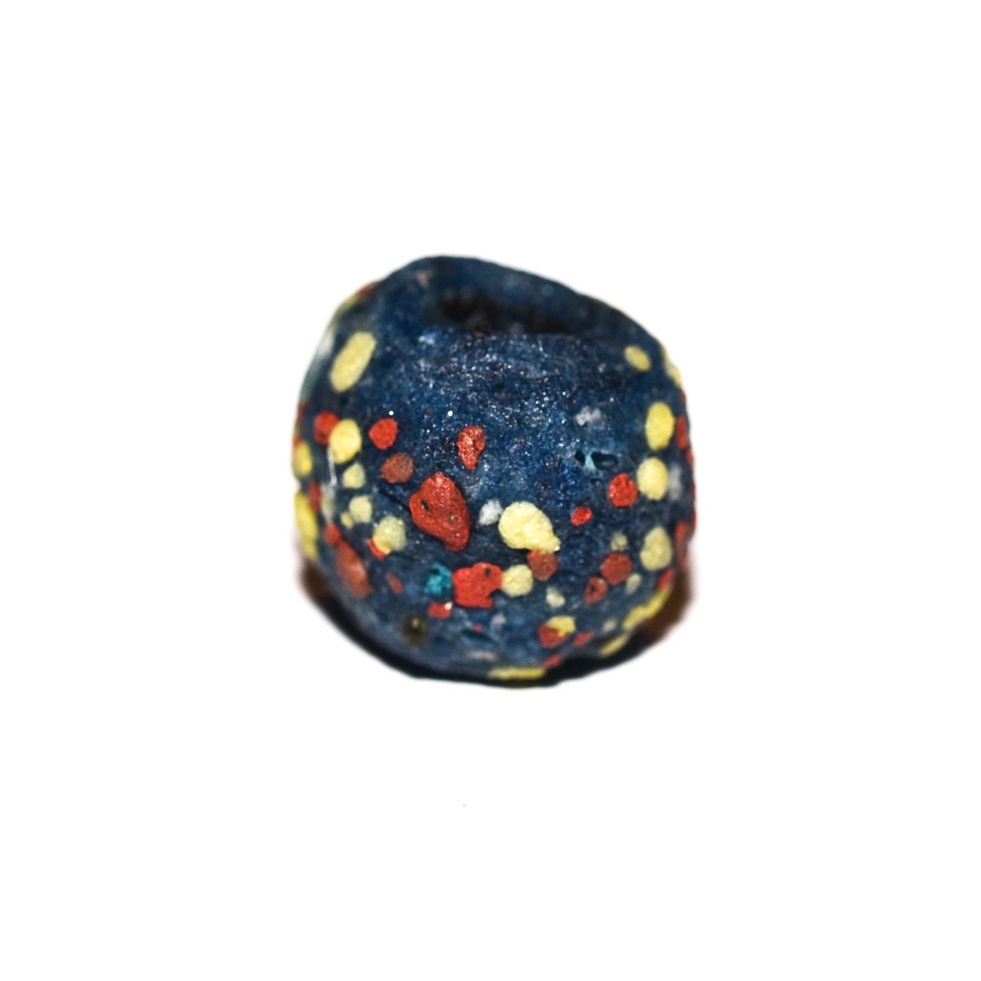 Antique Glass Crumb Bead - Etsy