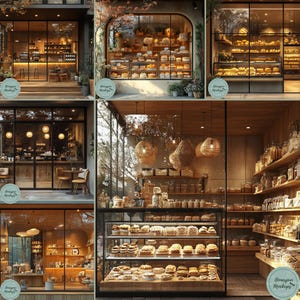 40 Store Front Mockups/300 DPI Png's and Jpg's/shop Store Backgrounds ...