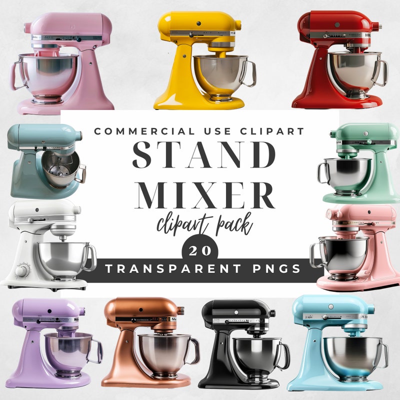 Stand Mixer Clipart - Etsy