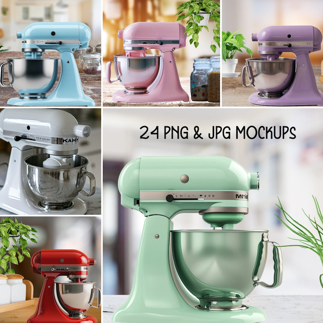 Stand Mixer Mockups/300 DPI PNG and JPG Kitchen Mixer Mockups/kitchen ...