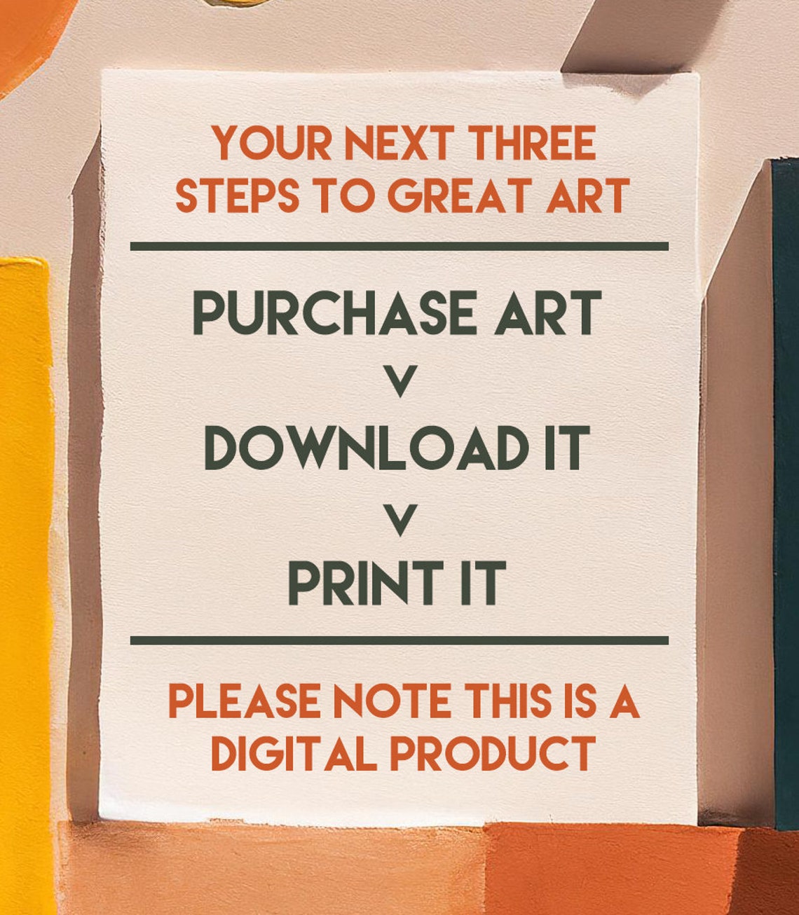 The Sermon on the Mount Digital Print | Abstract Christian Art | Modern ...