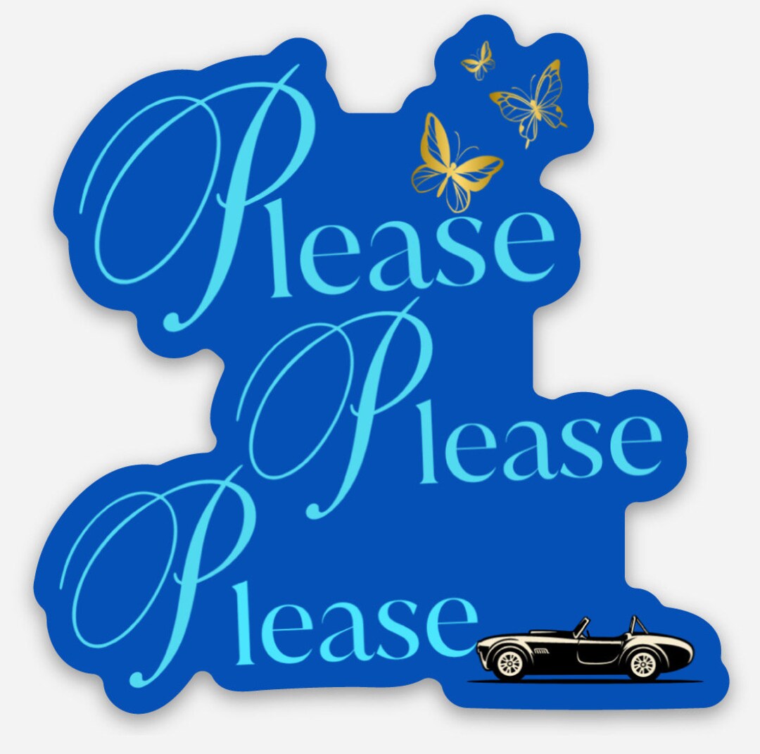 Please Please Please Sticker Trendy Sticker Cute Sticker Short N Sweet ...