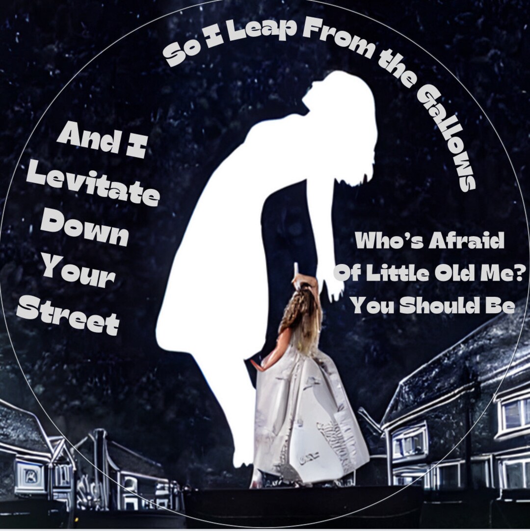 Taylor Swift TTPD Sticker Whos Afraid of Little Old Me Taylor Swift ...