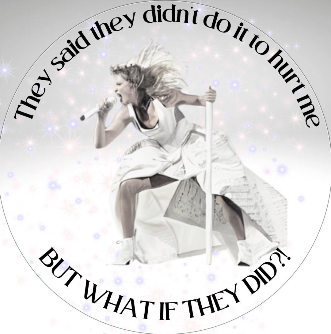 TTPD Eras Tour Whos Afraid of Little Old Me Sticker Taylor Swift ...