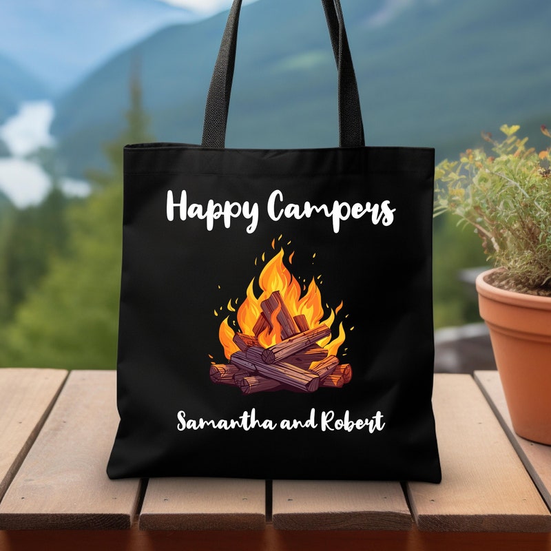 Happy Camper Tote - Etsy