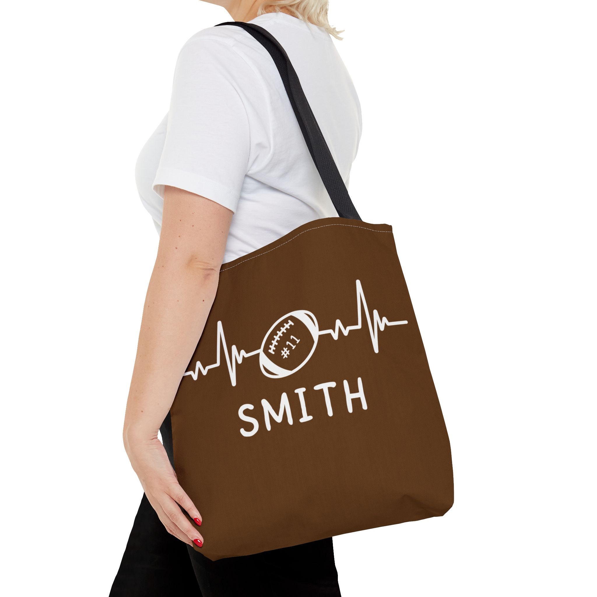 Personalized Football Tote Bag, Custom Football Bag, Football Bag ...