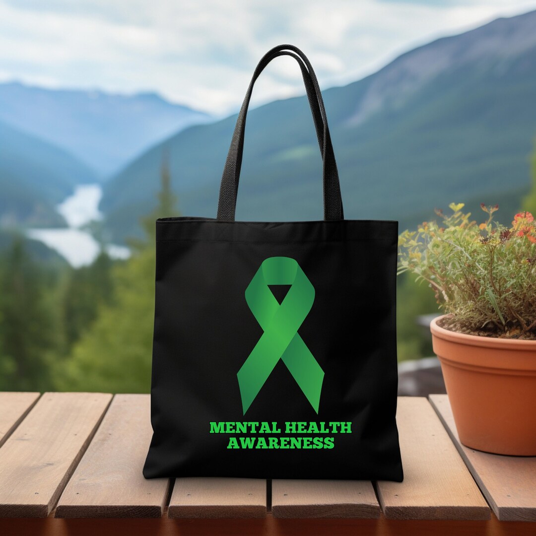 Mental Health Awareness Tote Bag, Awareness Bag, Mental Health ...