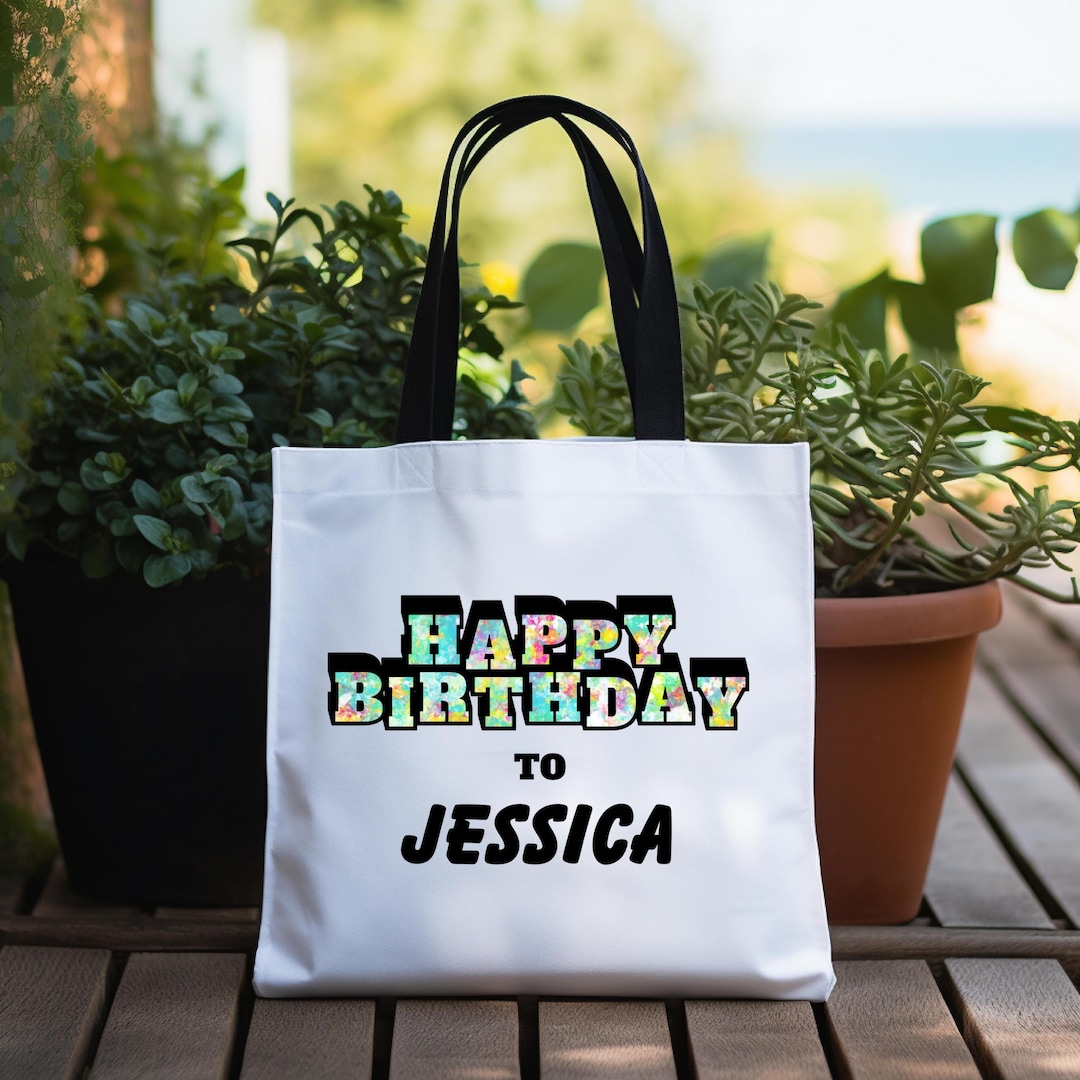 Personalized Birthday Gift Bag Custom Birthday Gift for Birthday Bag ...