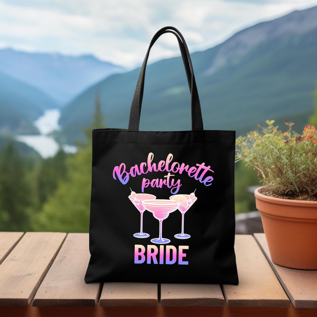 Bachelorette Party Tote Bag, Bride Tote Bag, Bridal Party Tote Bag ...