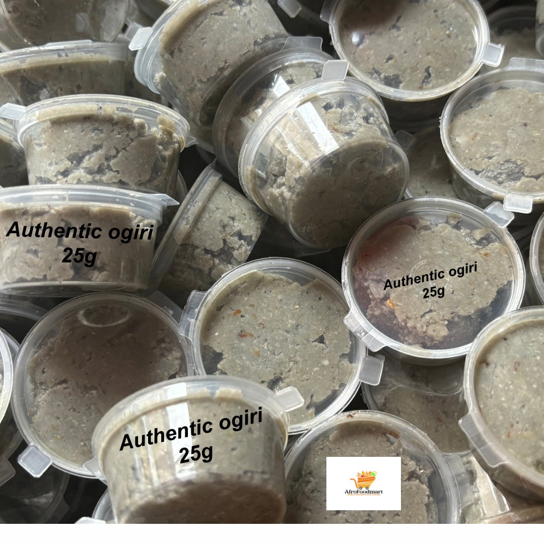 25g Authentic Ogiri Igbofermented Locust Bean Smooth, Flavourful Taste ...