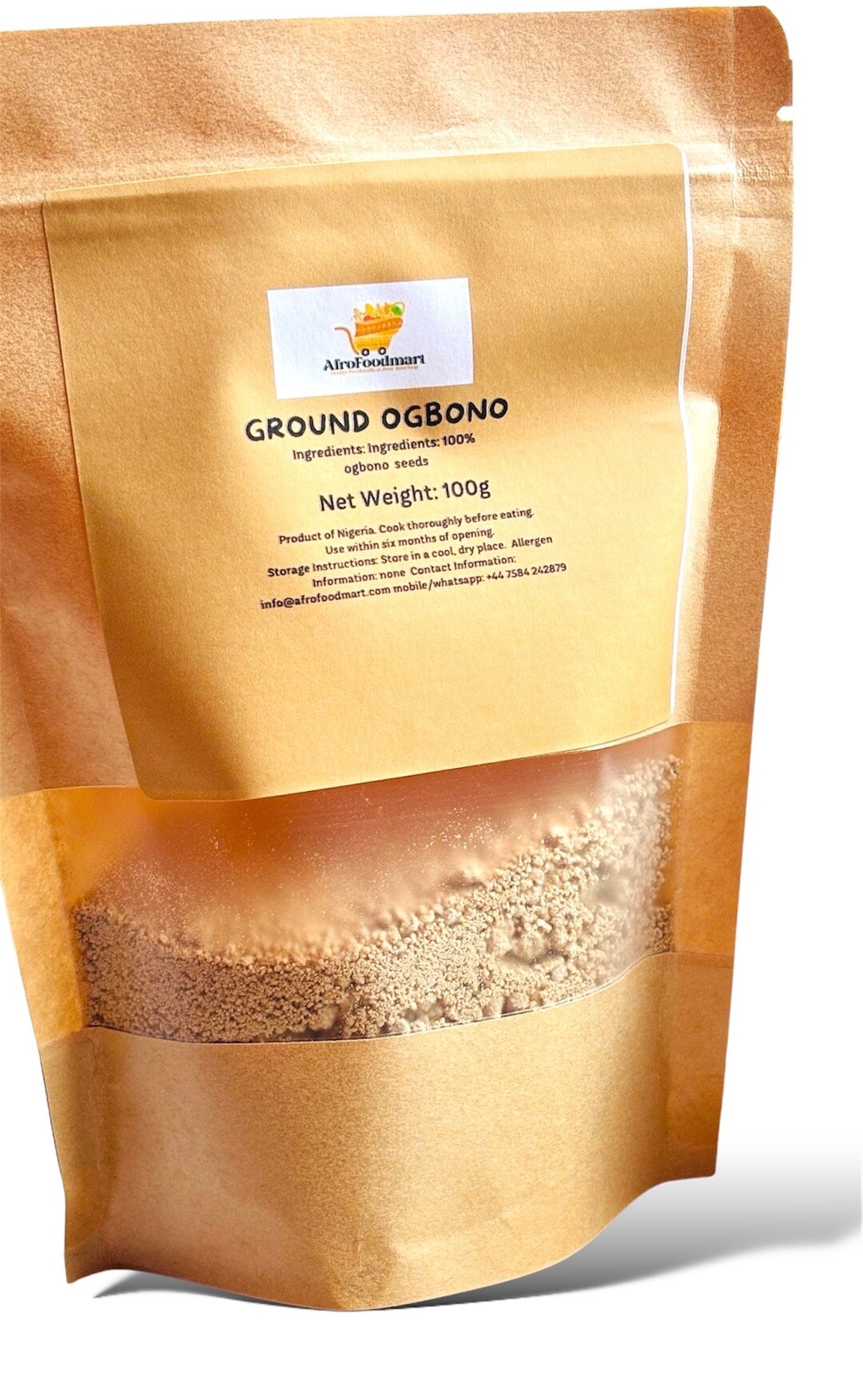 100g Ground Ogbono Ador, Okra Soup Ingredients, Draws - Etsy