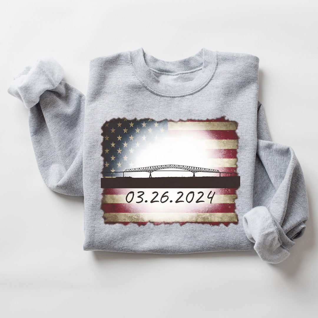 Francis Scott Key Bridge Collapse Baltimore Shirt, Patapsco River ...