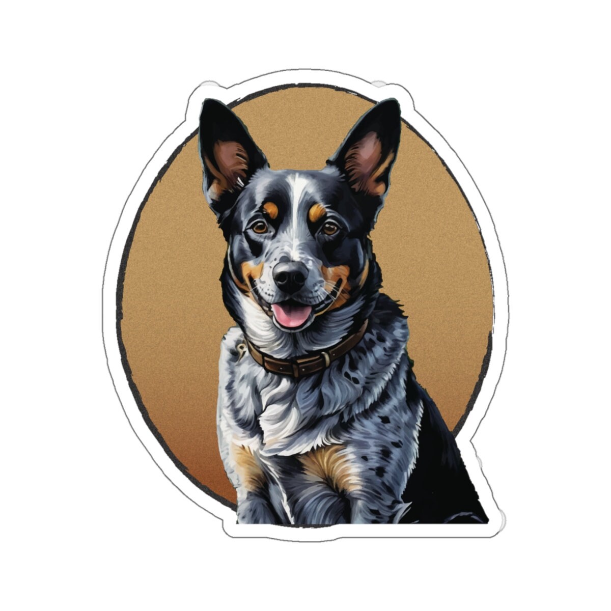 Phifoo Blue Heeler Cattle Dog Vinyl Die-cut Stickers 3 Sizes - Etsy