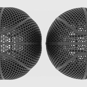 3D Printed Airless Basketball - Gift for Him - Sports Collectible ...