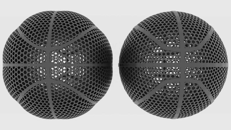 3D Printed Airless Basketball - Gift for Him - Sports Collectible ...