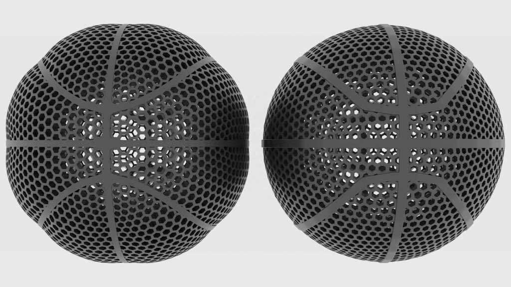 3D Printed Airless Basketball - Gift for Him - Sports Collectible ...