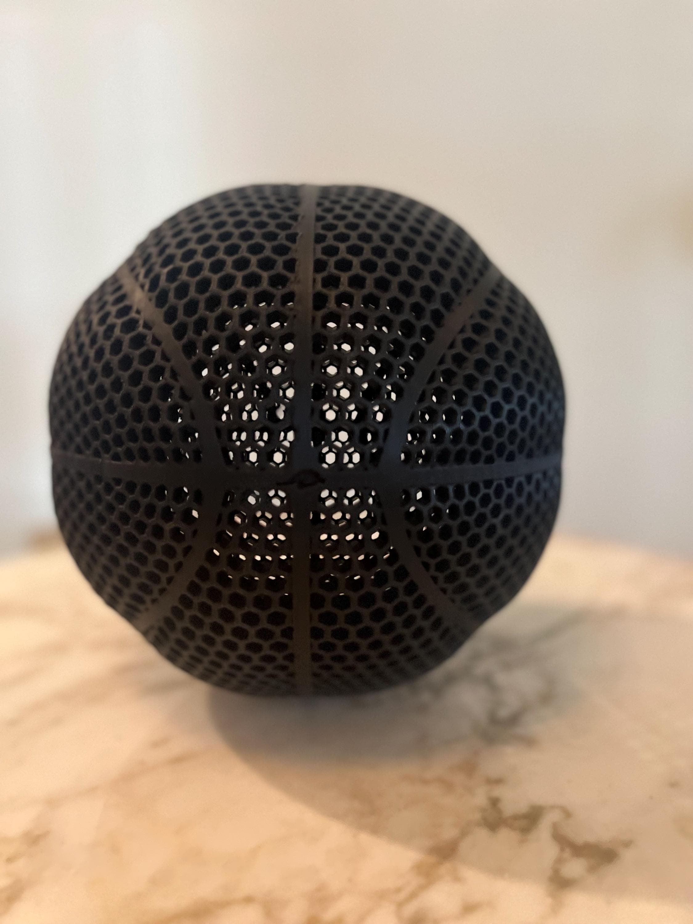 3D Printed Airless Basketball - Gift for Him - Sports Collectible ...