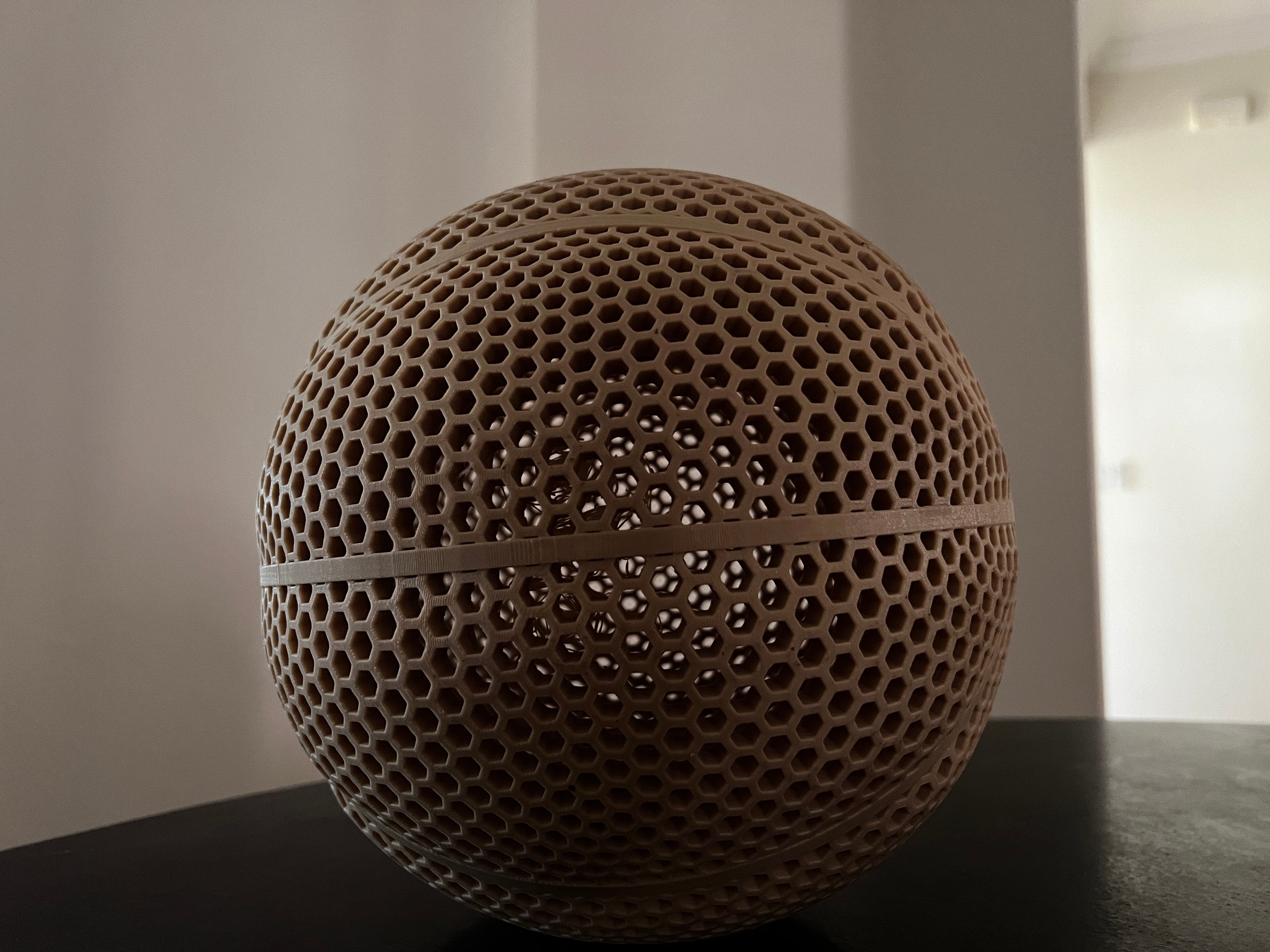 3D Printed Airless Basketball Gift for Him Sports Collectible ...