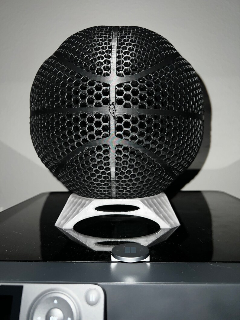 3D Printed Airless Basketball - Gift for Him - Sports Collectible ...