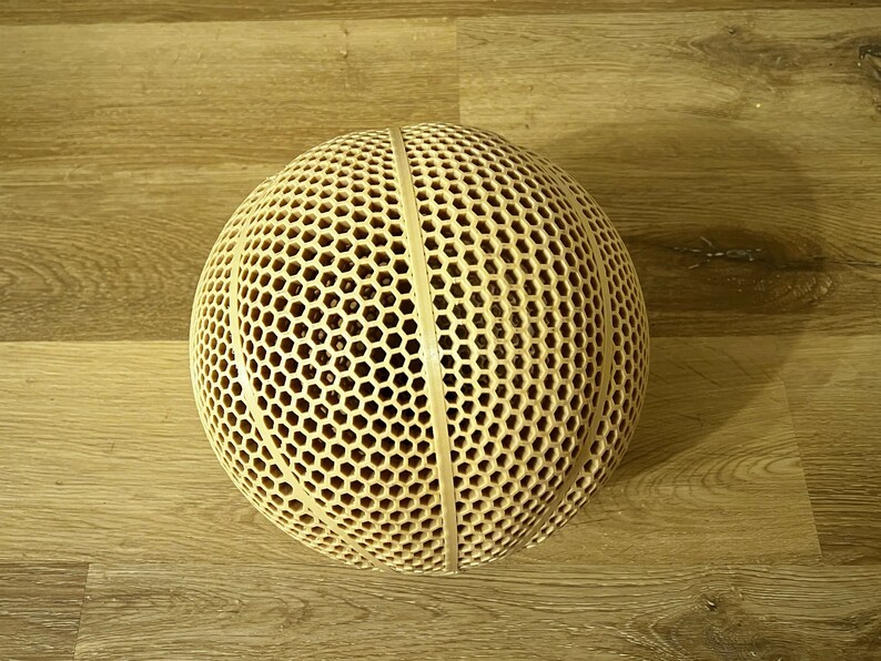 3D Printed Airless Basketball Gift for Him Sports Collectible ...
