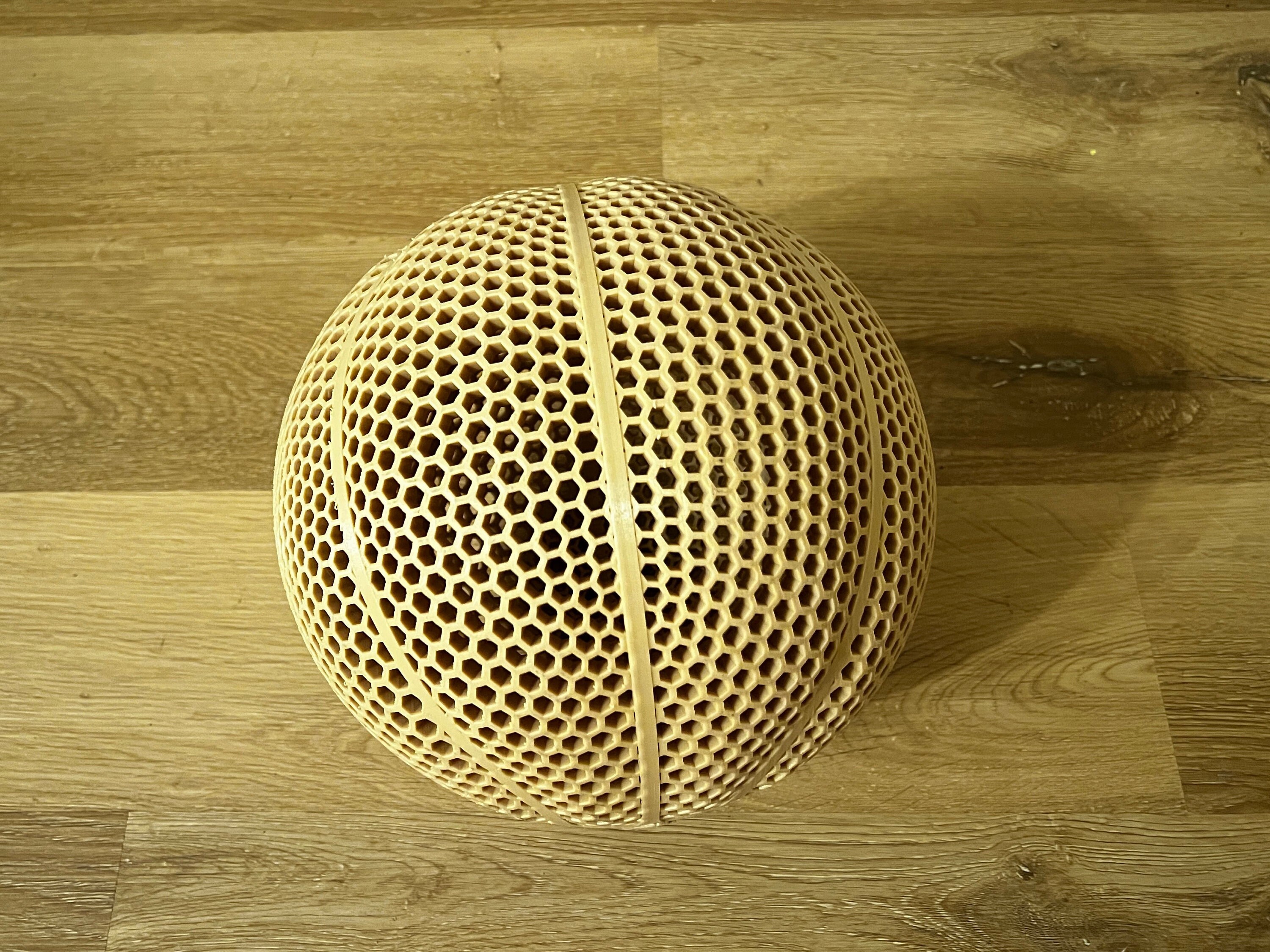 3D Printed Airless Basketball Gift for Him Sports Collectible ...