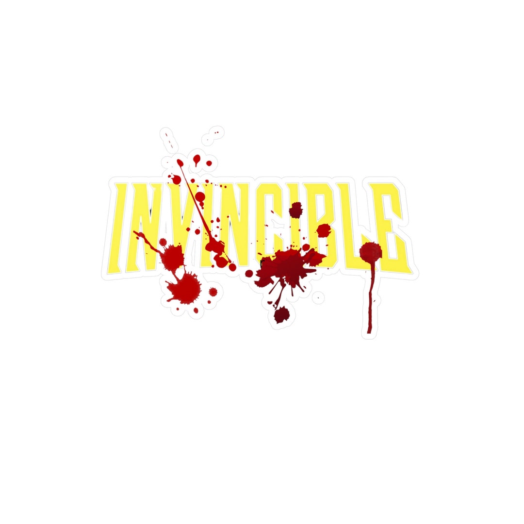 Invincible Blood Splatter Vinyl Decal - Etsy