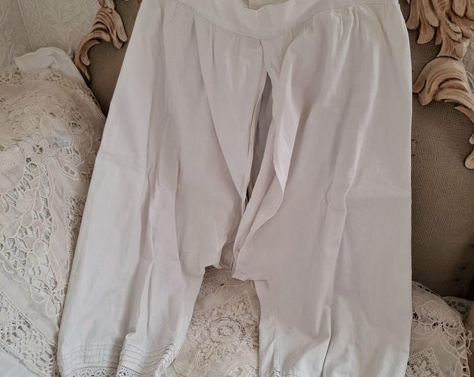 Antique Victorian Split Drawers, Antique 1800s Underwear Undergarments ...