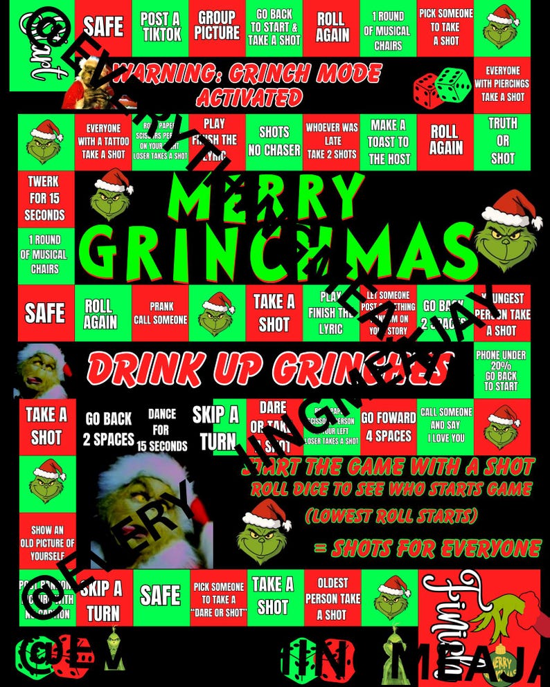Grinchmas Board Game - Etsy