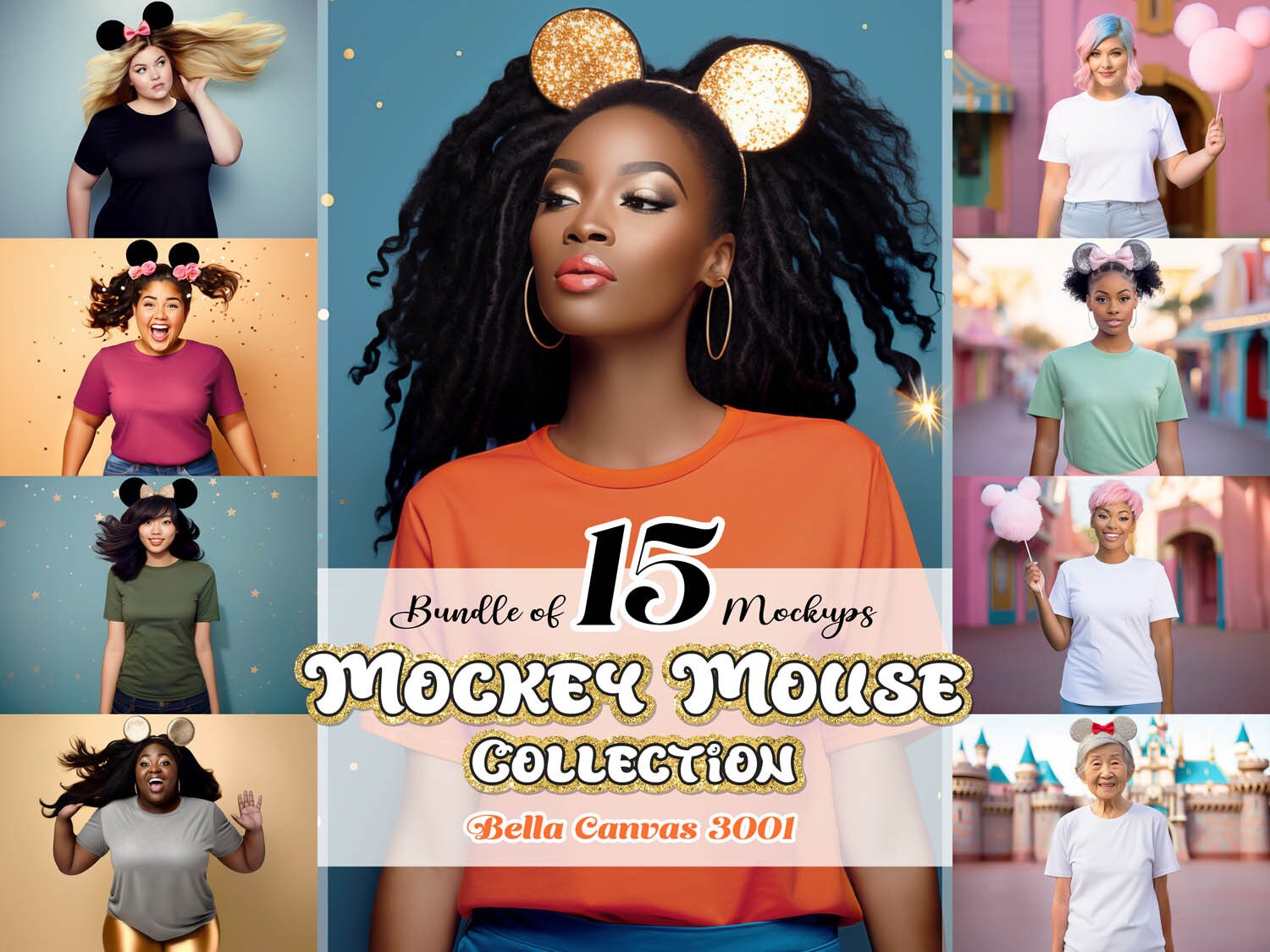 Whole Shop Mockup Bundle, Shirt Mockups, Bella Canvas 3001, Entire Shop ...