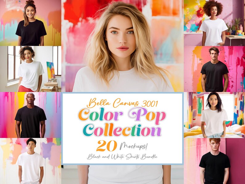 Whole Shop Mockup Bundle, Shirt Mockups, Bella Canvas 3001, Entire Shop ...