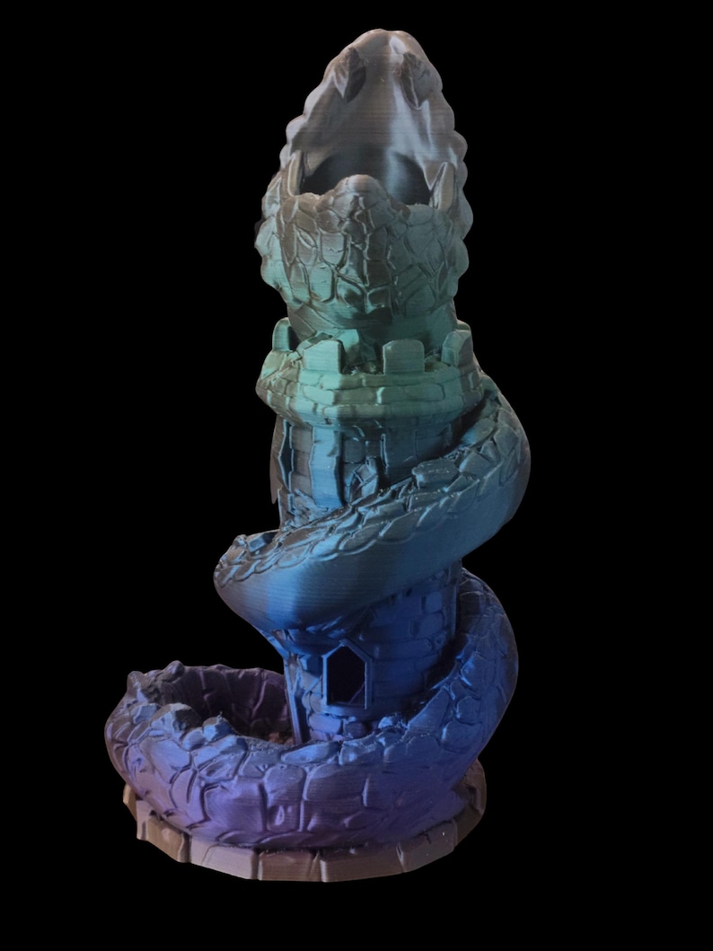 Basilisk Dice Tower for Dungeons & Dragons or Any Dice-rolling Game - Etsy